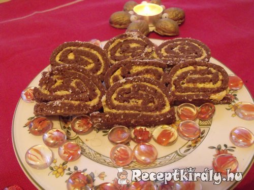 Kókuszos keksztekercs | Receptkirály.hu