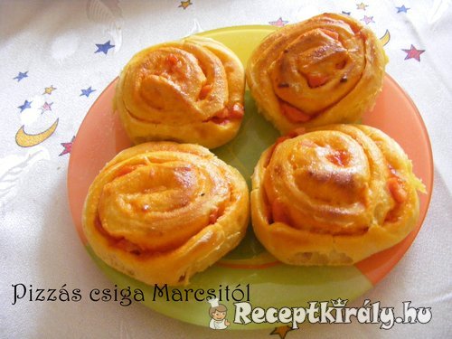 Pizzás csiga II | Receptkirály.hu